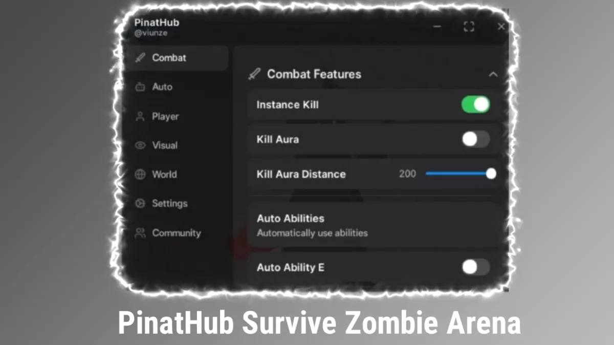 Survive Zombie Arena Instant Kill Script